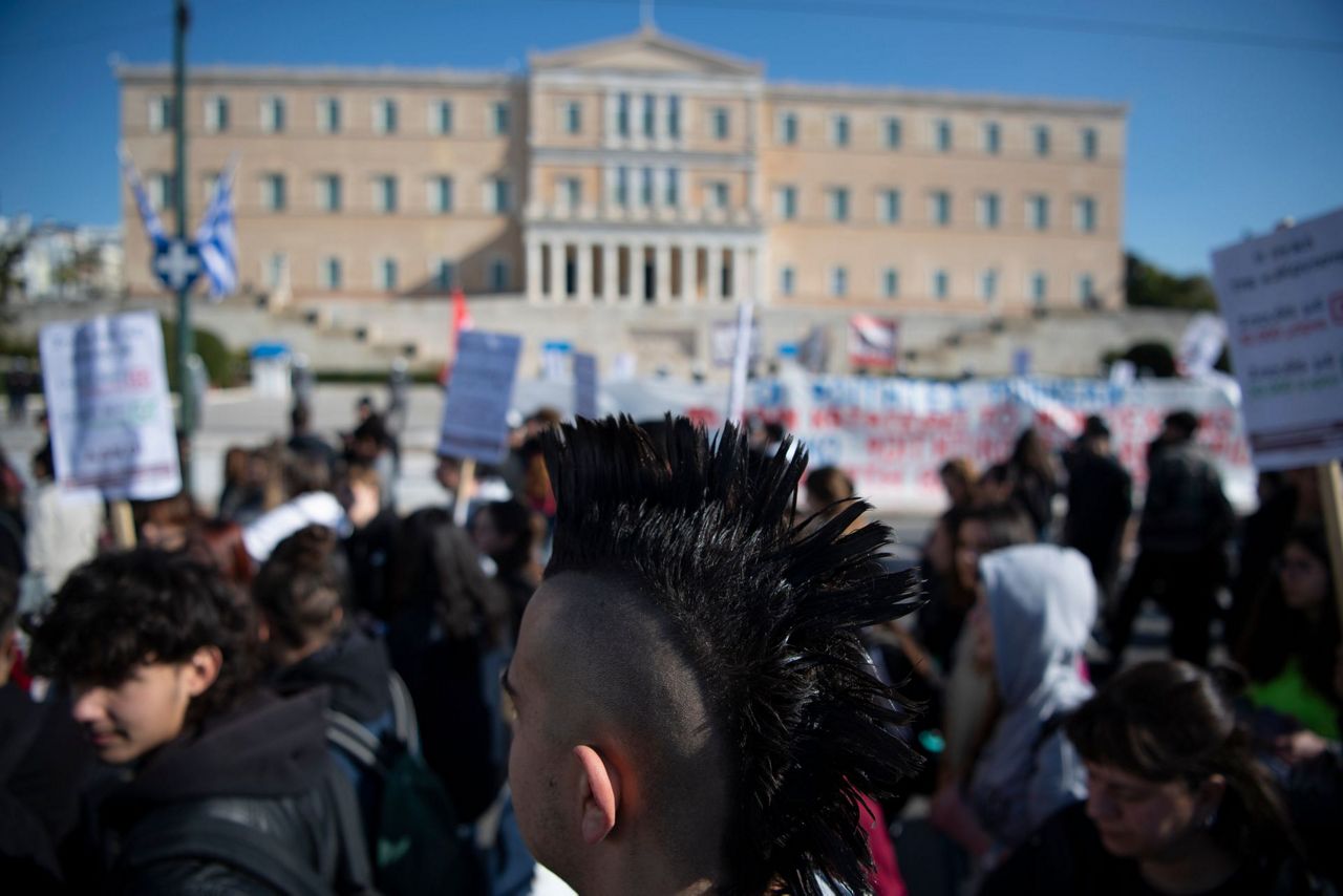 Student protests in Athens turn violent and disrupt exams as debate ...