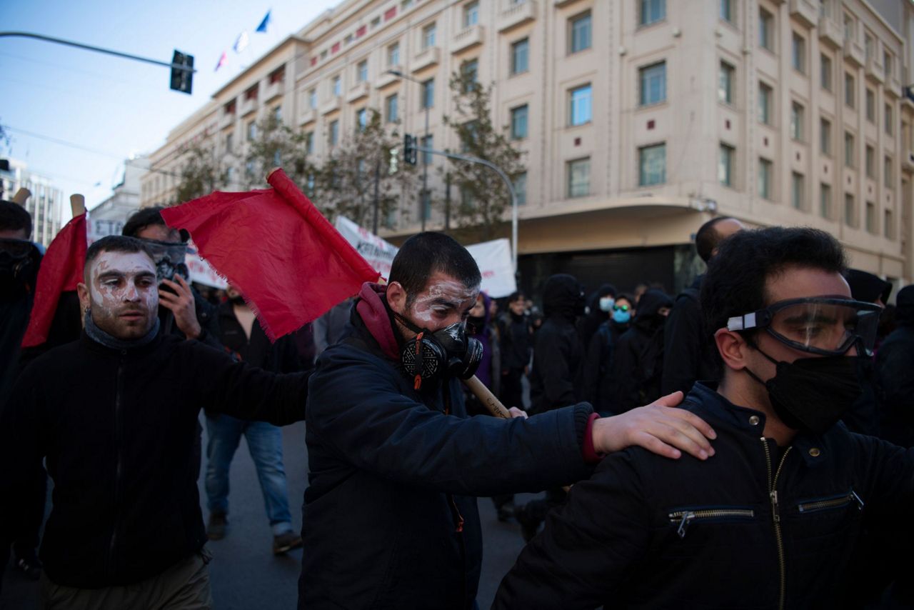 Student protests in Athens turn violent and disrupt exams as debate ...