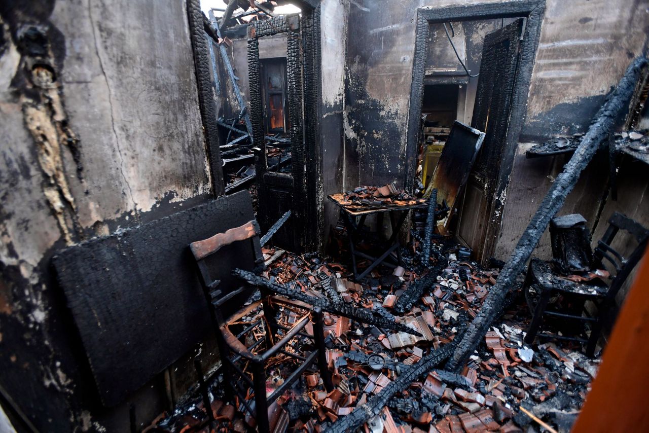 Massive forest fire in Greece still burning for 7th day