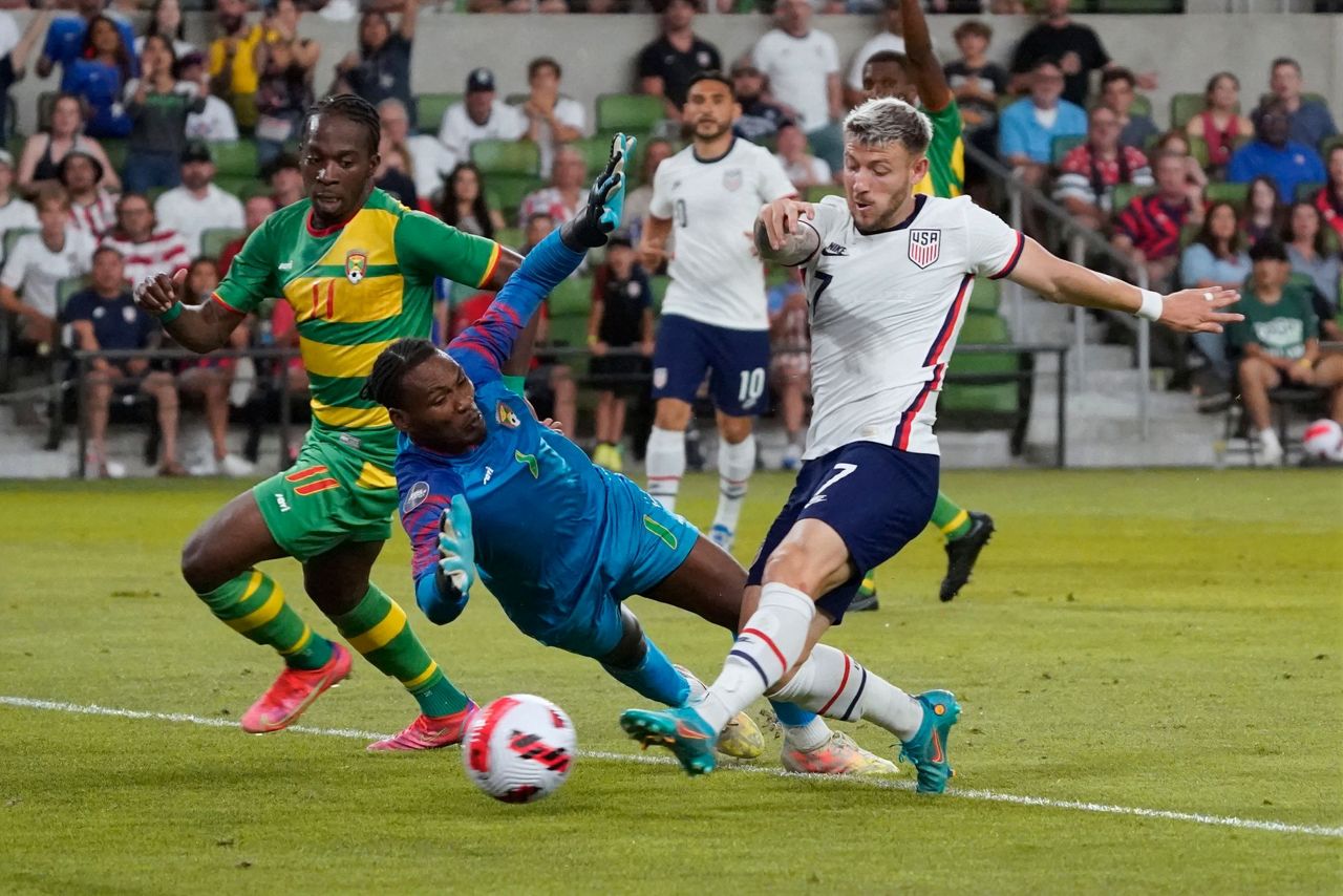 Ferreira scores 4 goals, US beats Grenada 5-0 in Cup sendoff