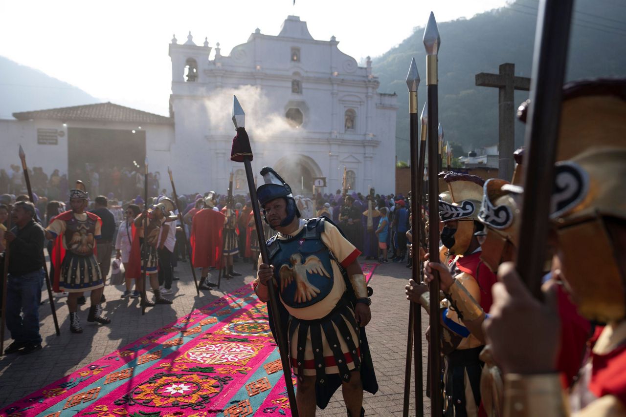 AP PHOTOS: Joyous Holy Week celebrations around the world