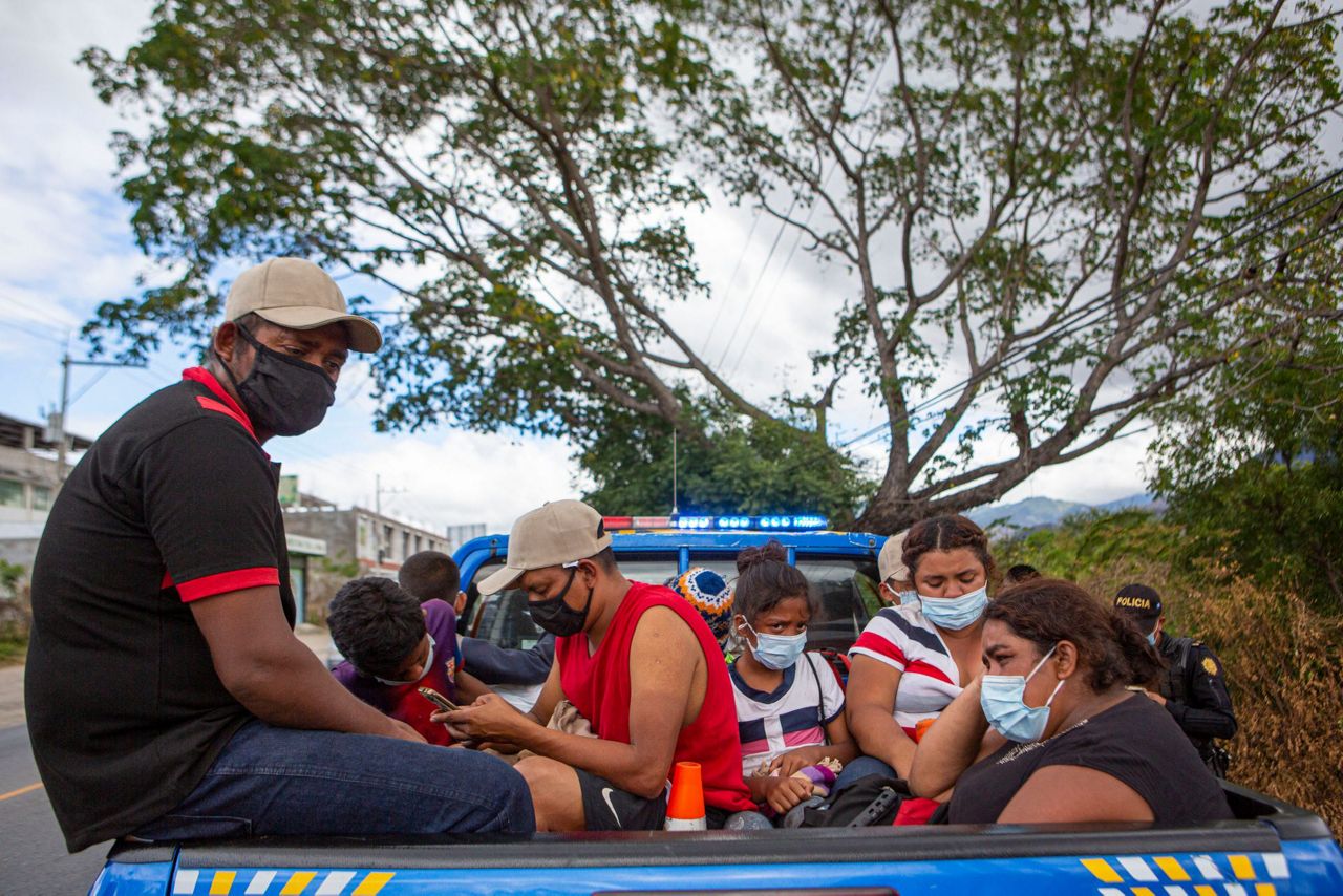 Large migrant caravan dissolves in Guatemala