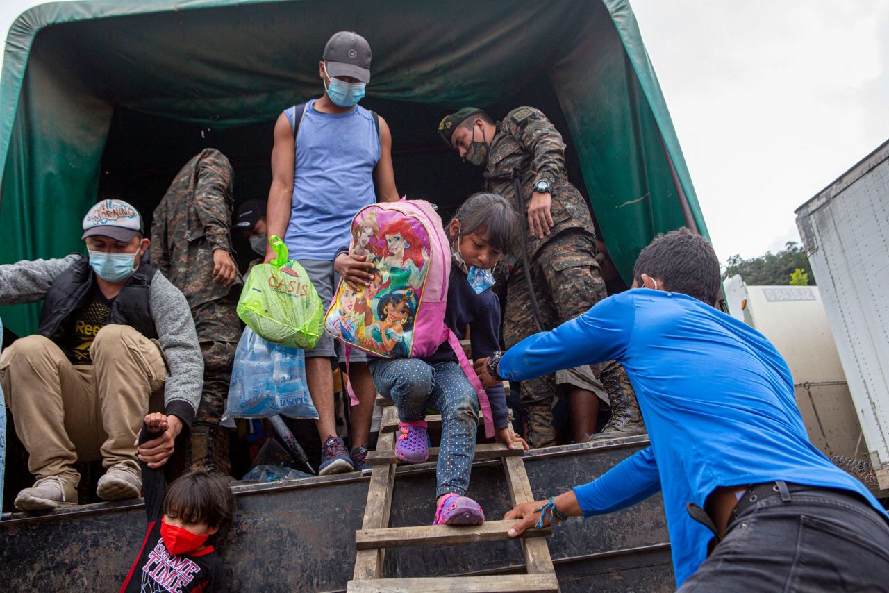 Large migrant caravan dissolves in Guatemala