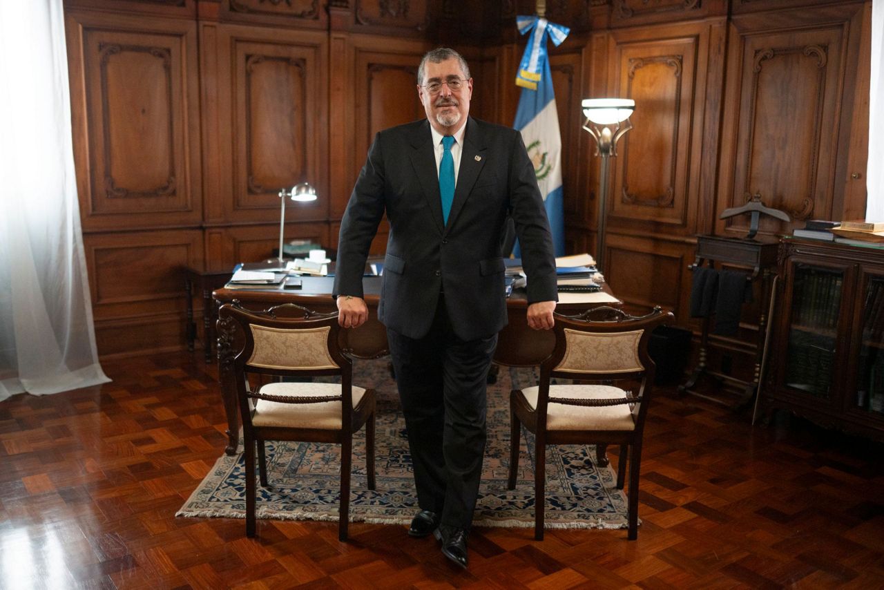 Guatemalan President Bernardo Arévalo says he found a 'semi-destroyed ...