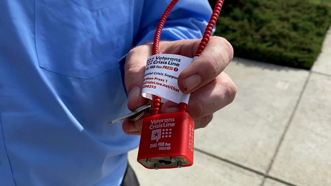 Coalition giving out gun locks to prevent suicide