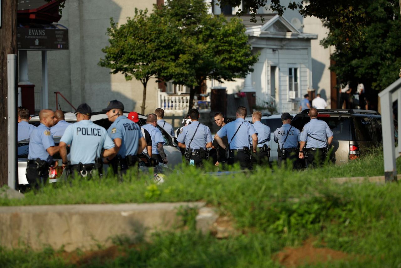 Police: Gunman shooting at police officers in Philadelphia