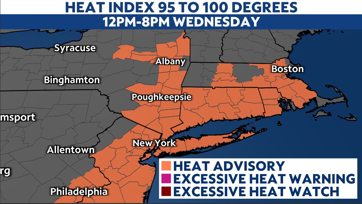 High heat and humidity linger through the week