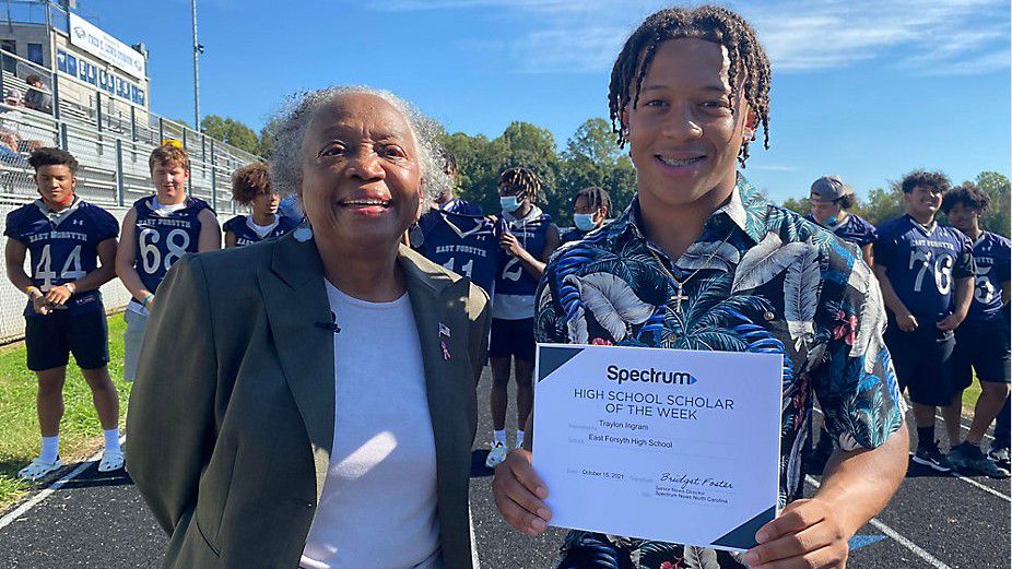 Traylon Ingram awarded for his success on and off the field