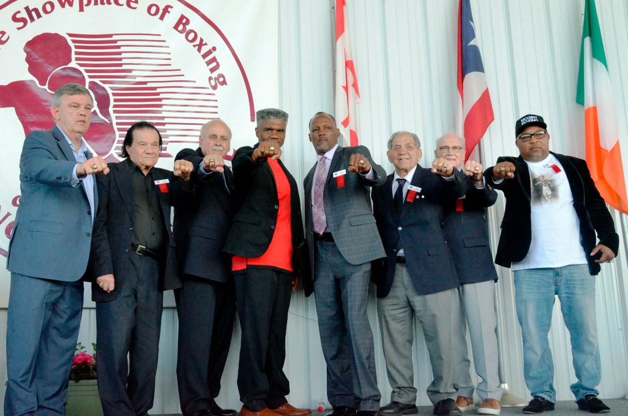 James McGirt struggles with emotions at Boxing HOF induction