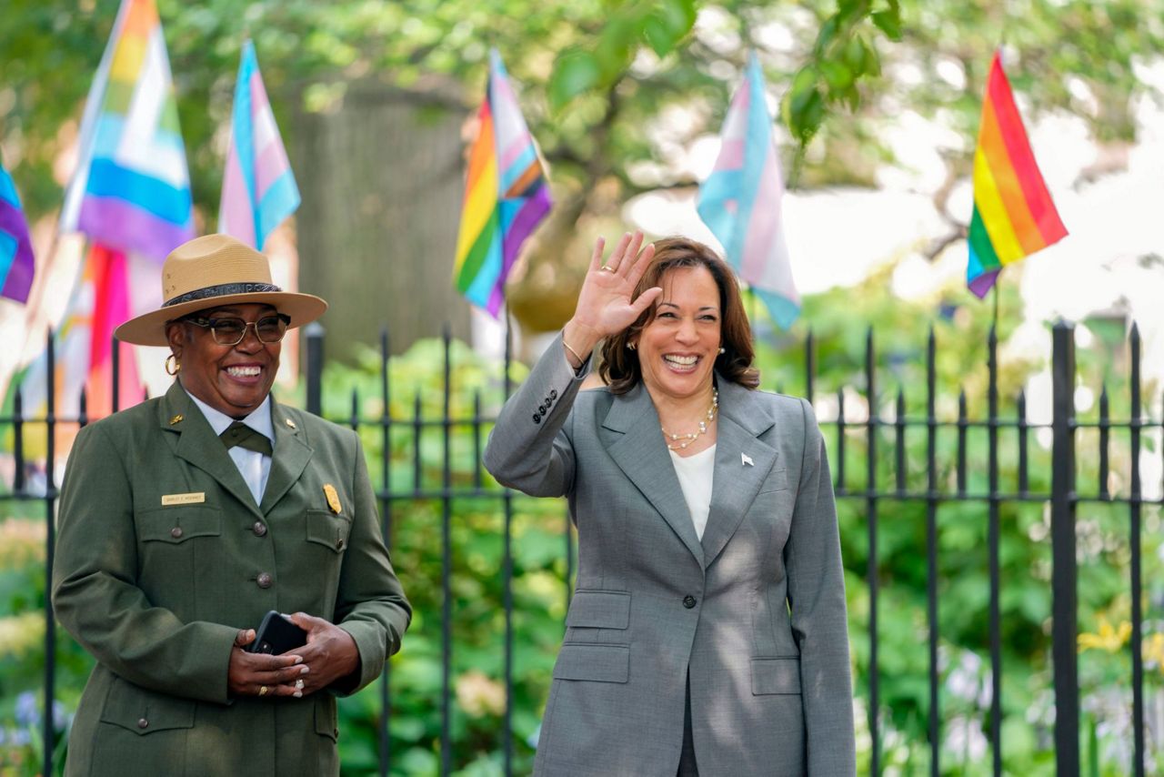 VP Harris visits historic LGBTQ+ landmark, decries flurry of anti-trans ...