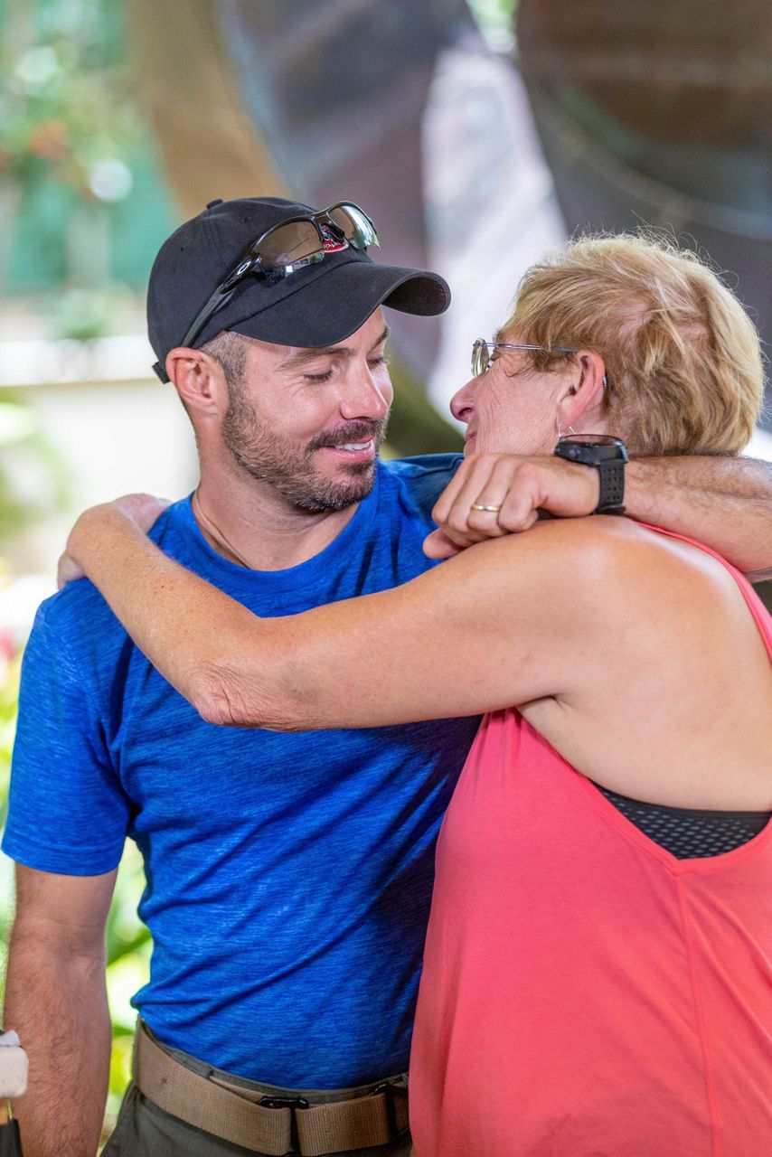 Hawaii woman fell to ground bawling when found in forest