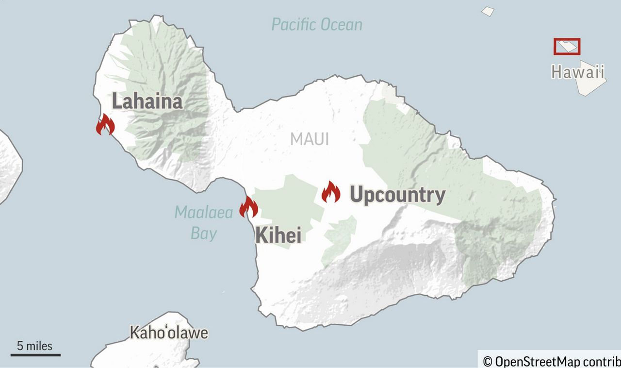 Wildfire devastates Hawaii's historic Lahaina Town, a former capital of ...