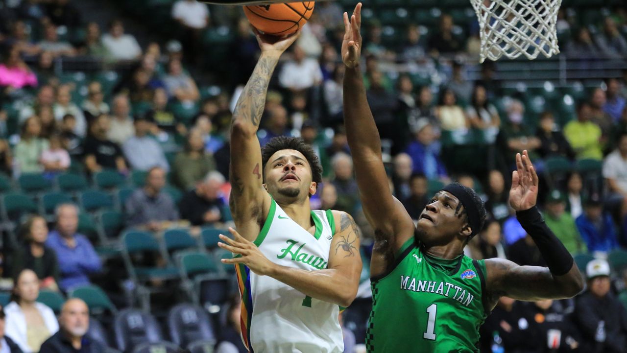 'Big Fish' Johnson, Hawaii basketball chomp Manhattan