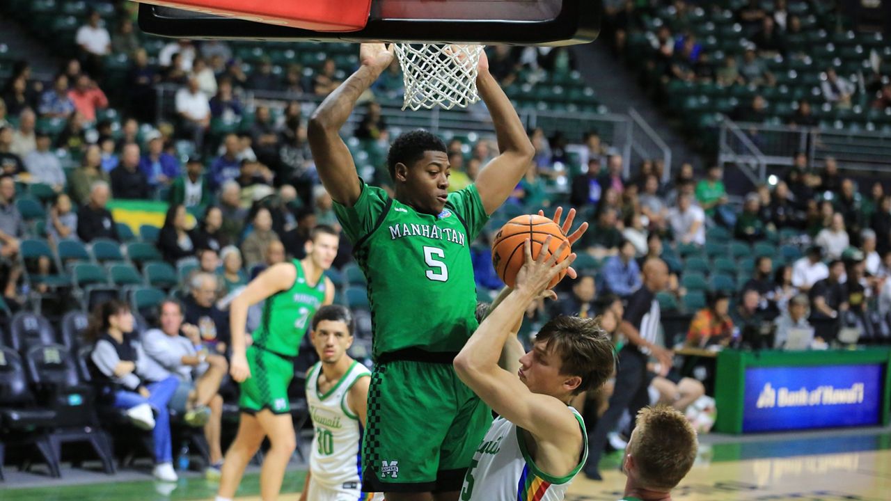 'Big Fish' Johnson, Hawaii basketball chomp Manhattan