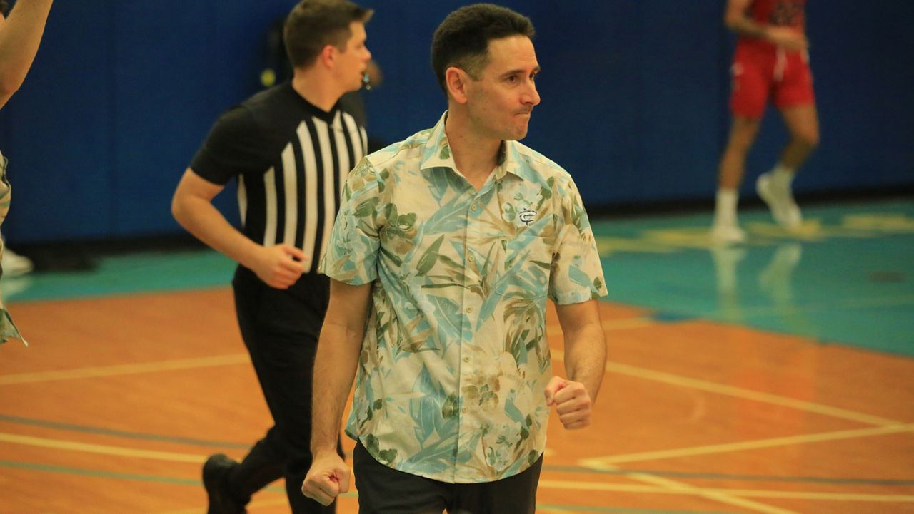 HPU men's basketball wins in 1st TV game at Shark Tank