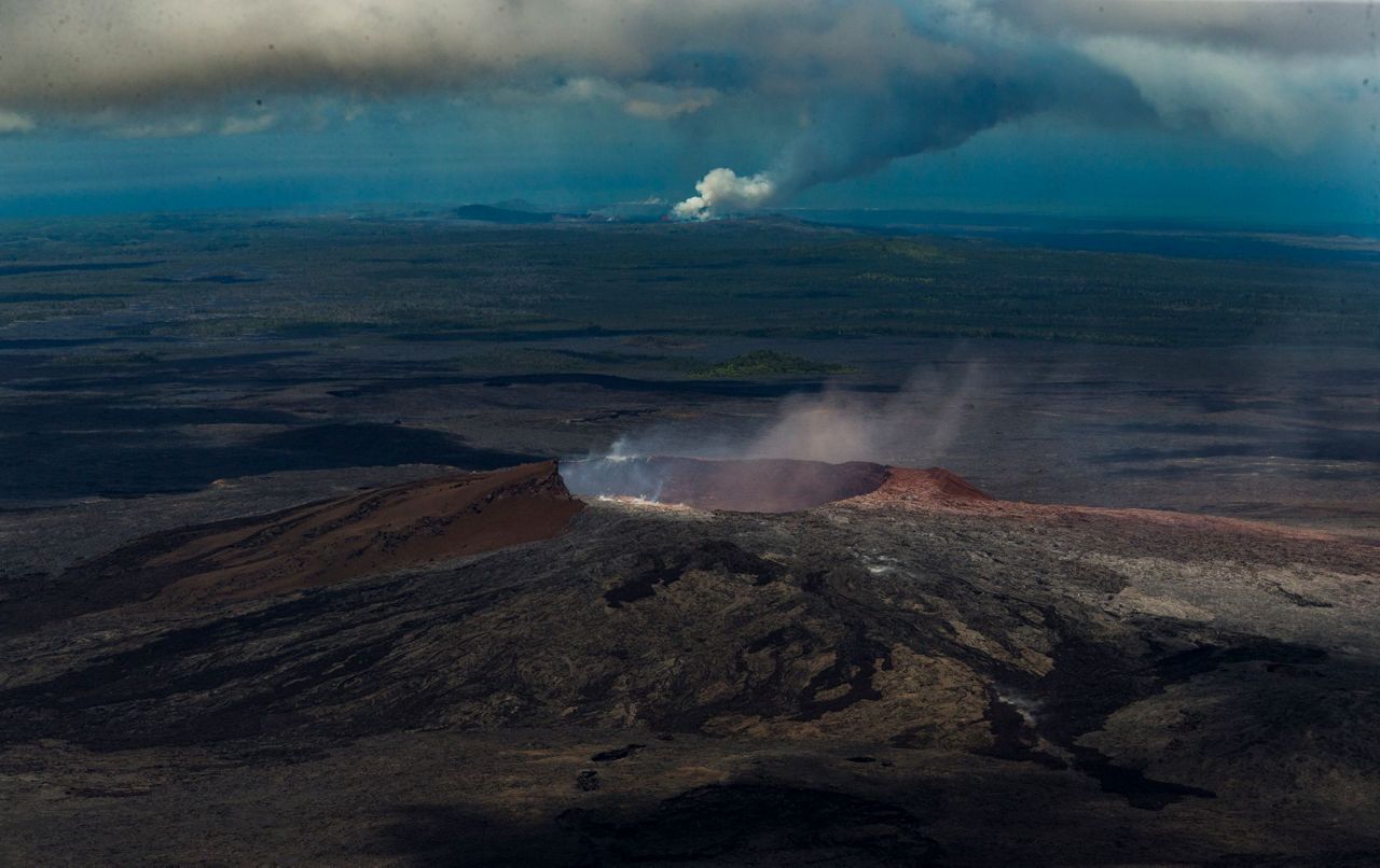 New coastline emerges as Kilauea pumps more lava to the sea