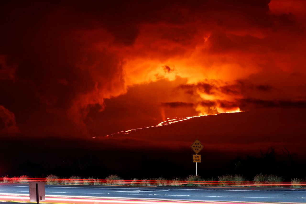 AP PHOTOS: Spectacular eruption of world's largest volcano