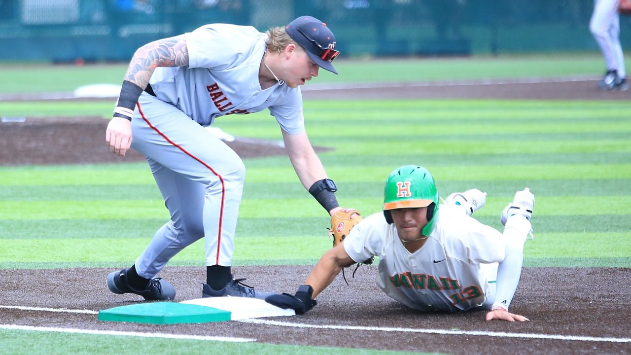 O'Brien leads Hawaii baseball to series win over Ball State