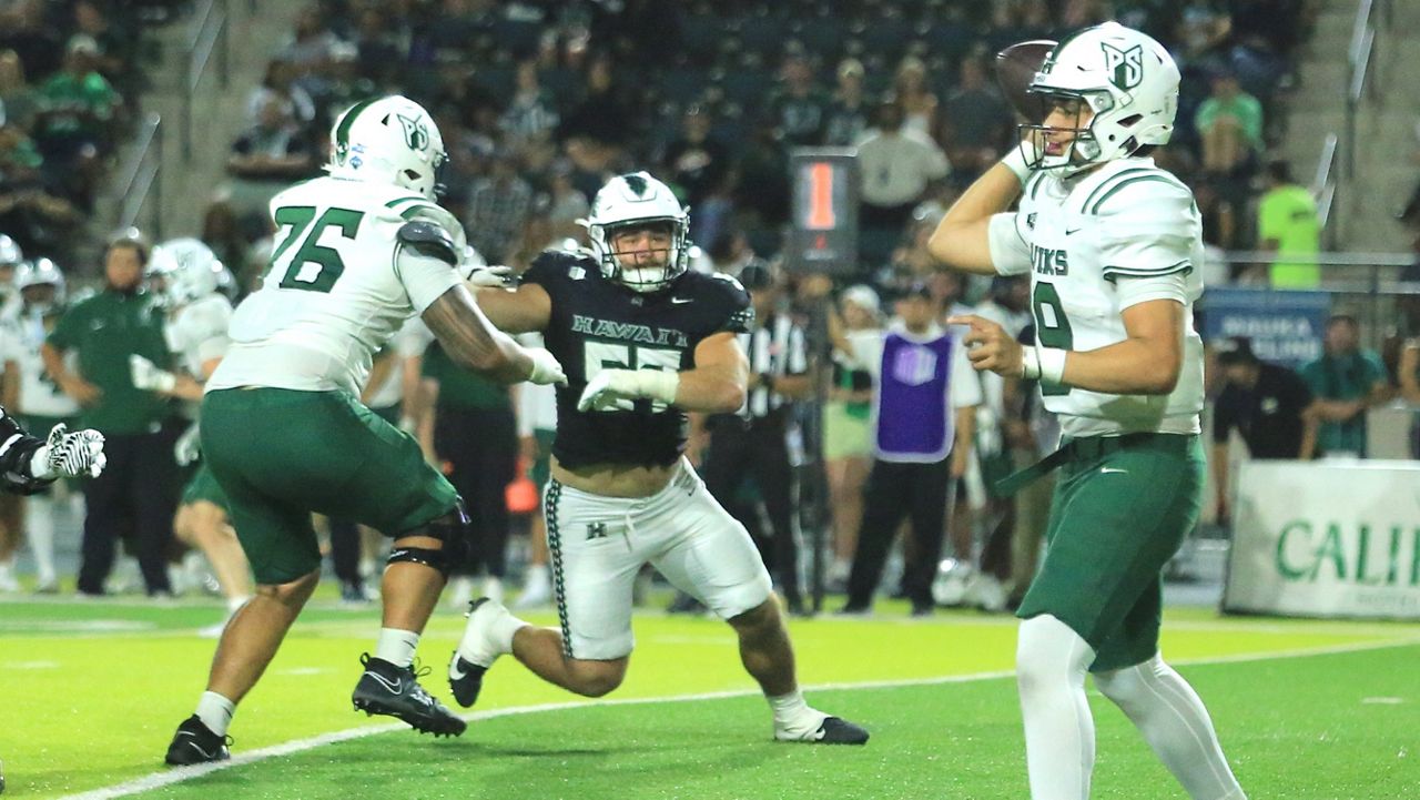 Hawaii football grinds out win over FCS Portland State