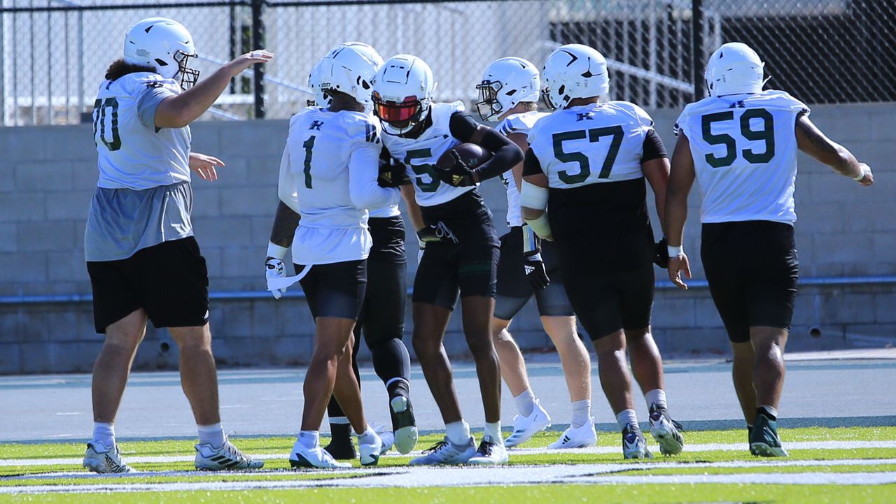 Hawaii football team opens fall practices without McBride
