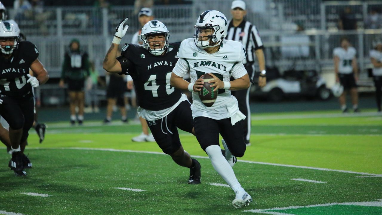Young and new get work at Hawaii football spring game