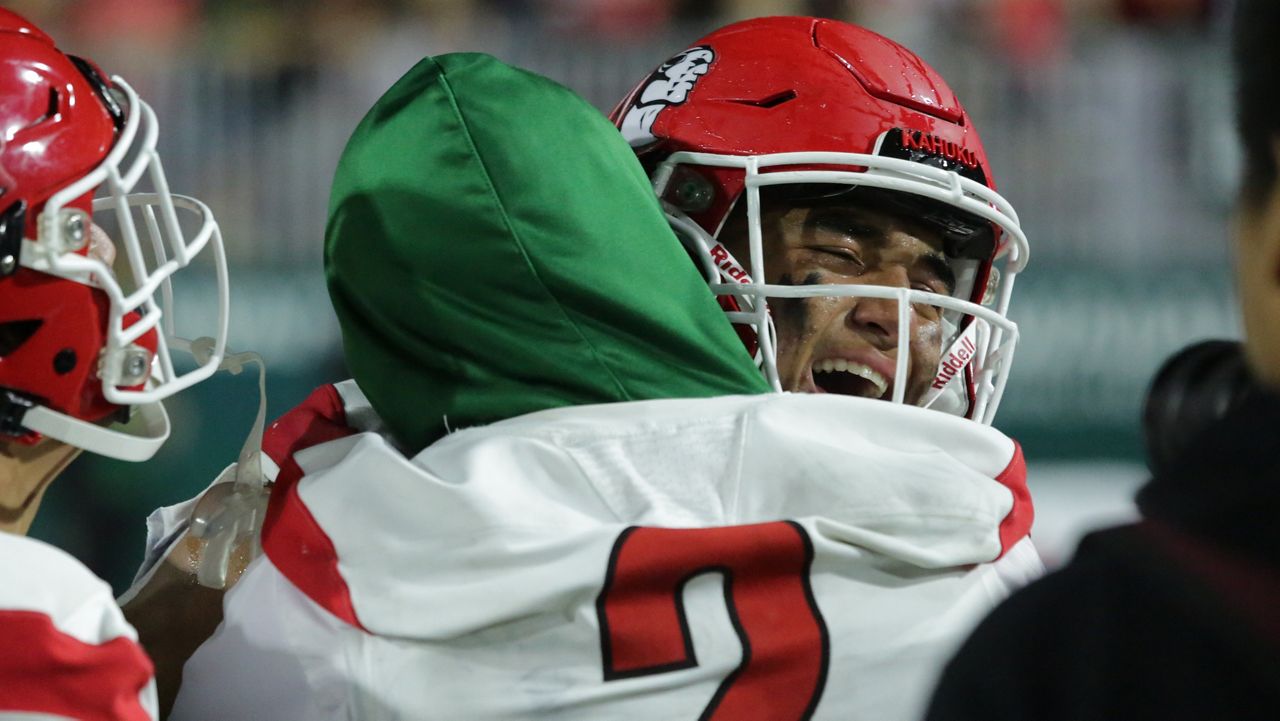 Photos: Kahuku beats Mililani for HHSAA Open football title
