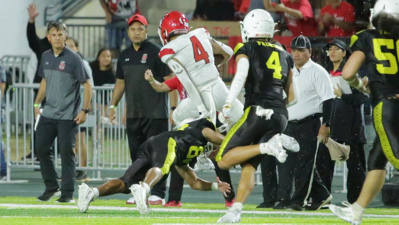 Photos: Kahuku beats Mililani for HHSAA Open football title
