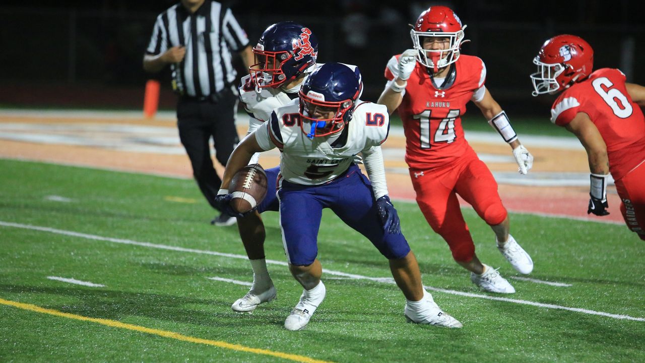 Kahuku interim coach debuts with shutout loss to Saint Louis