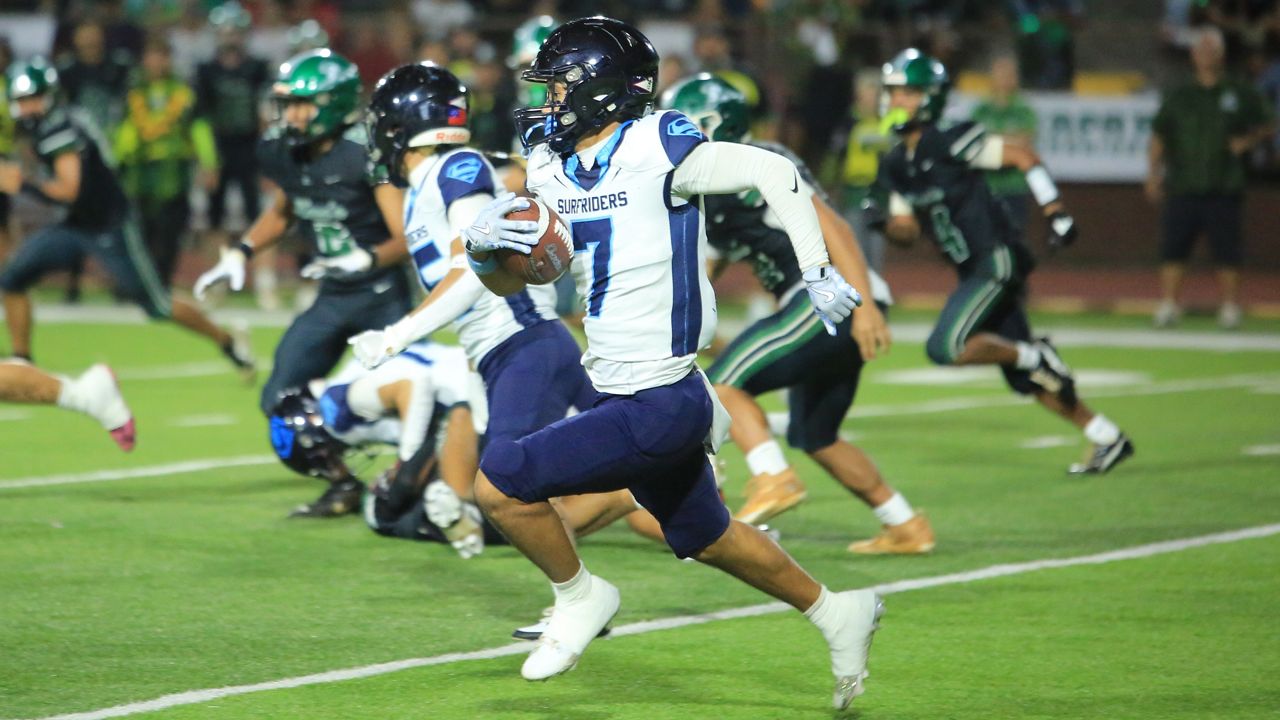 Kailua football clutch against Kapaa for 1st state title