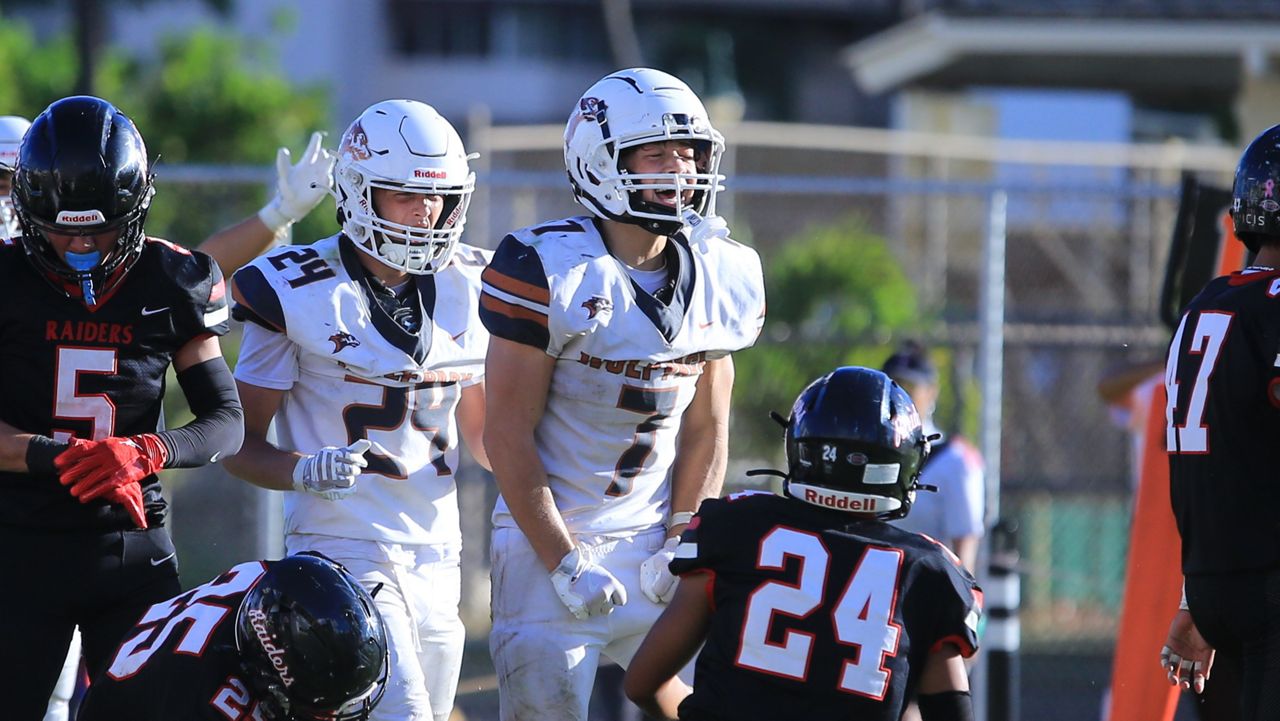 Pac-Five football team earns 1st all-time victory at Iolani