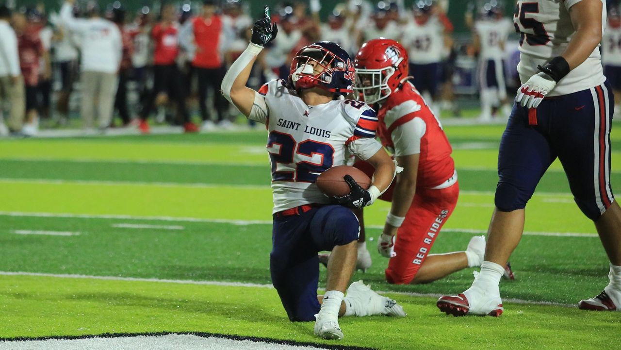 Saint Louis beats Kahuku for state Open football title