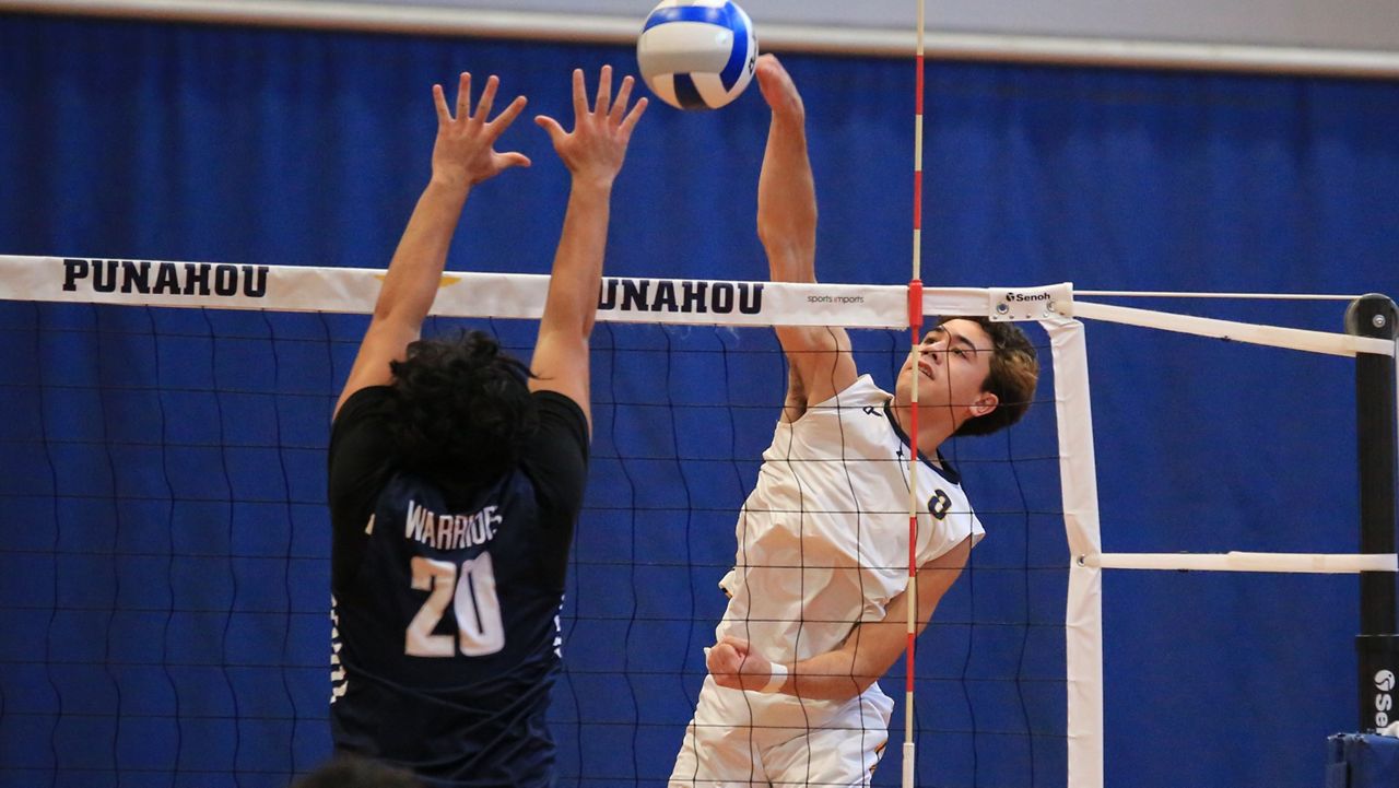 Punahou boys volleyball sweeps Kamehameha for state berth