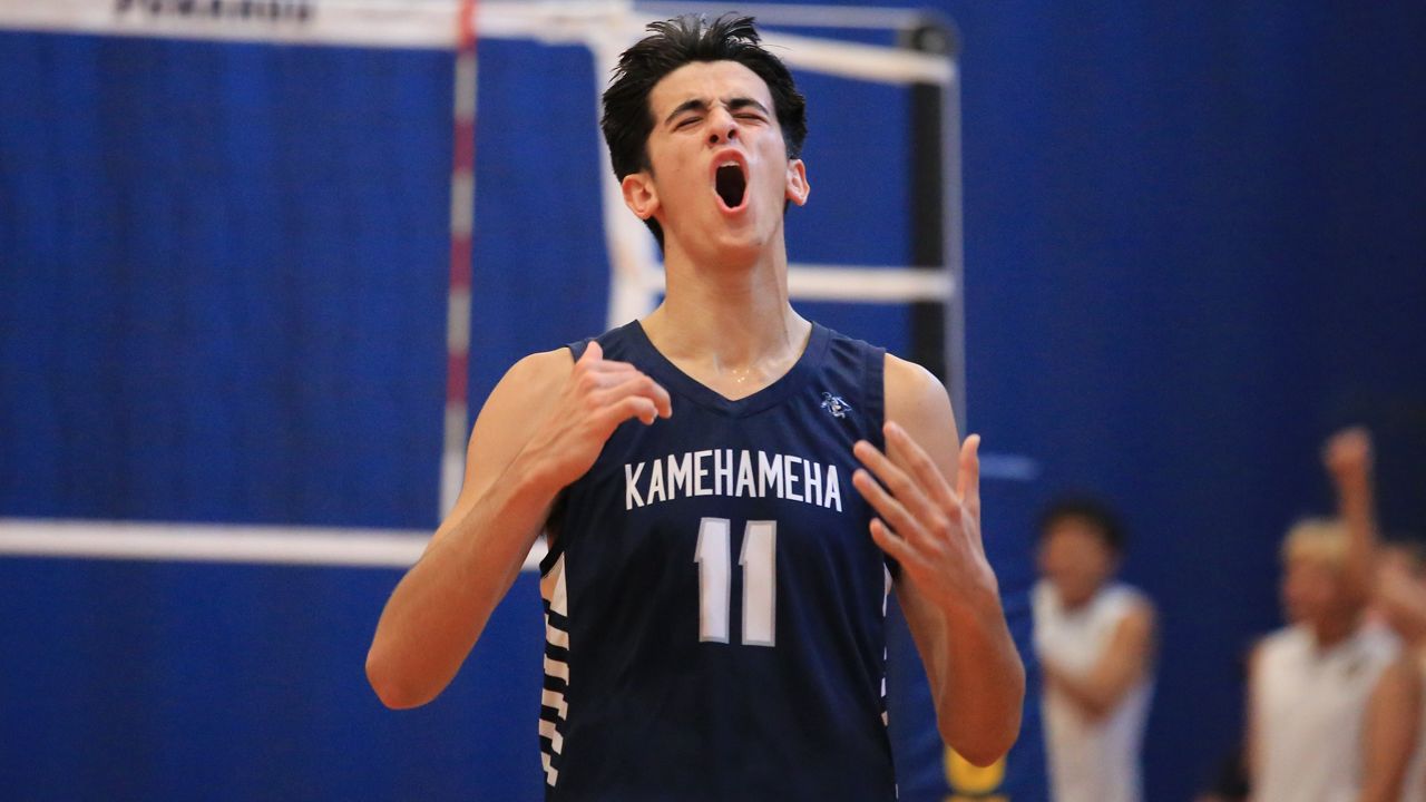 Punahou boys volleyball sweeps Kamehameha for state berth