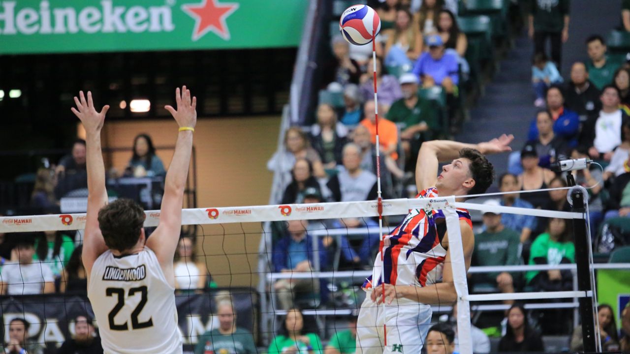 UH men's volleyball turns aside upset bid from Lindenwood