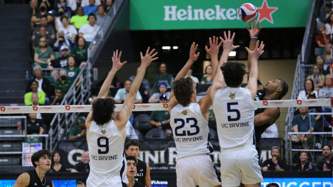UH men's volleyball raises level in 2nd sweep of UC Irvine
