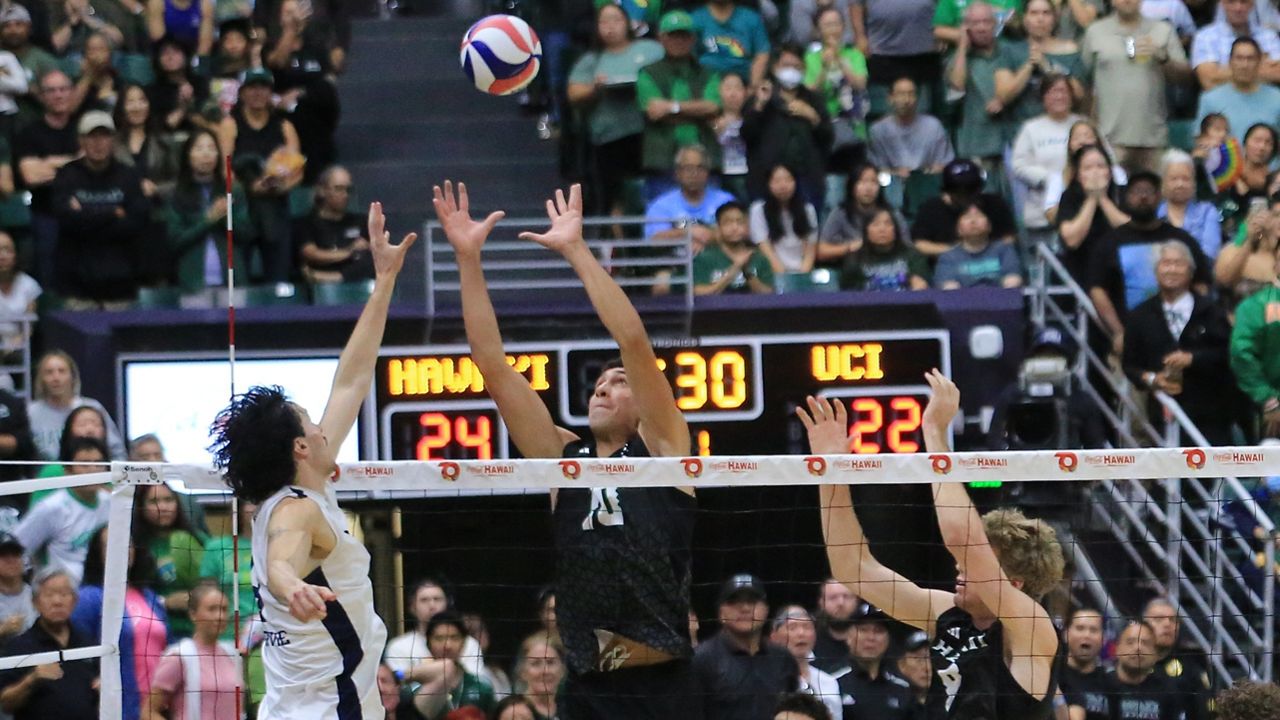 UH men's volleyball raises level in 2nd sweep of UC Irvine