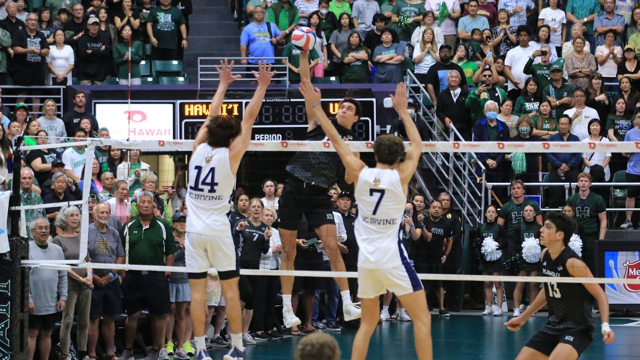 UH men's volleyball raises level in 2nd sweep of UC Irvine