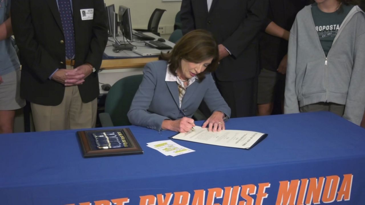 Gov. Hochul signs legislation surrounding education