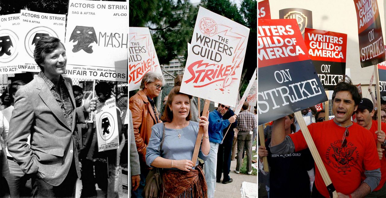 This isn't the first time Hollywood's been on strike. Here's how past ...