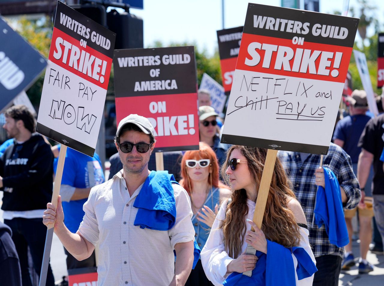 Writers strike looks to be a long fight, as Hollywood braces