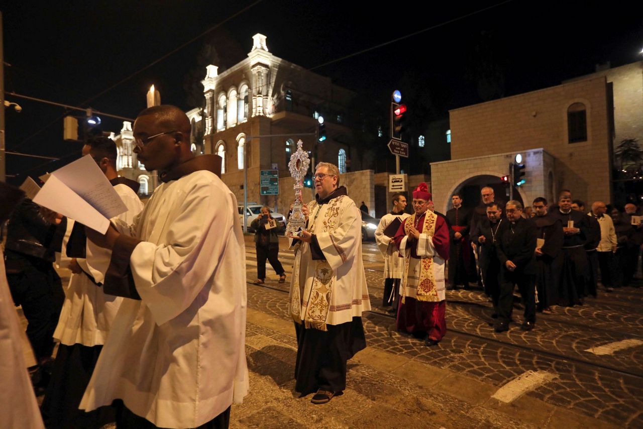 Relic from Jesus’ manger arrives at Bethlehem new home