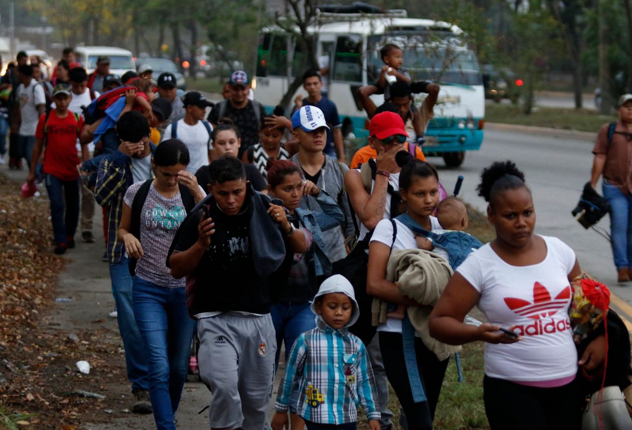 Violence, poverty reign in Honduran city where caravans form