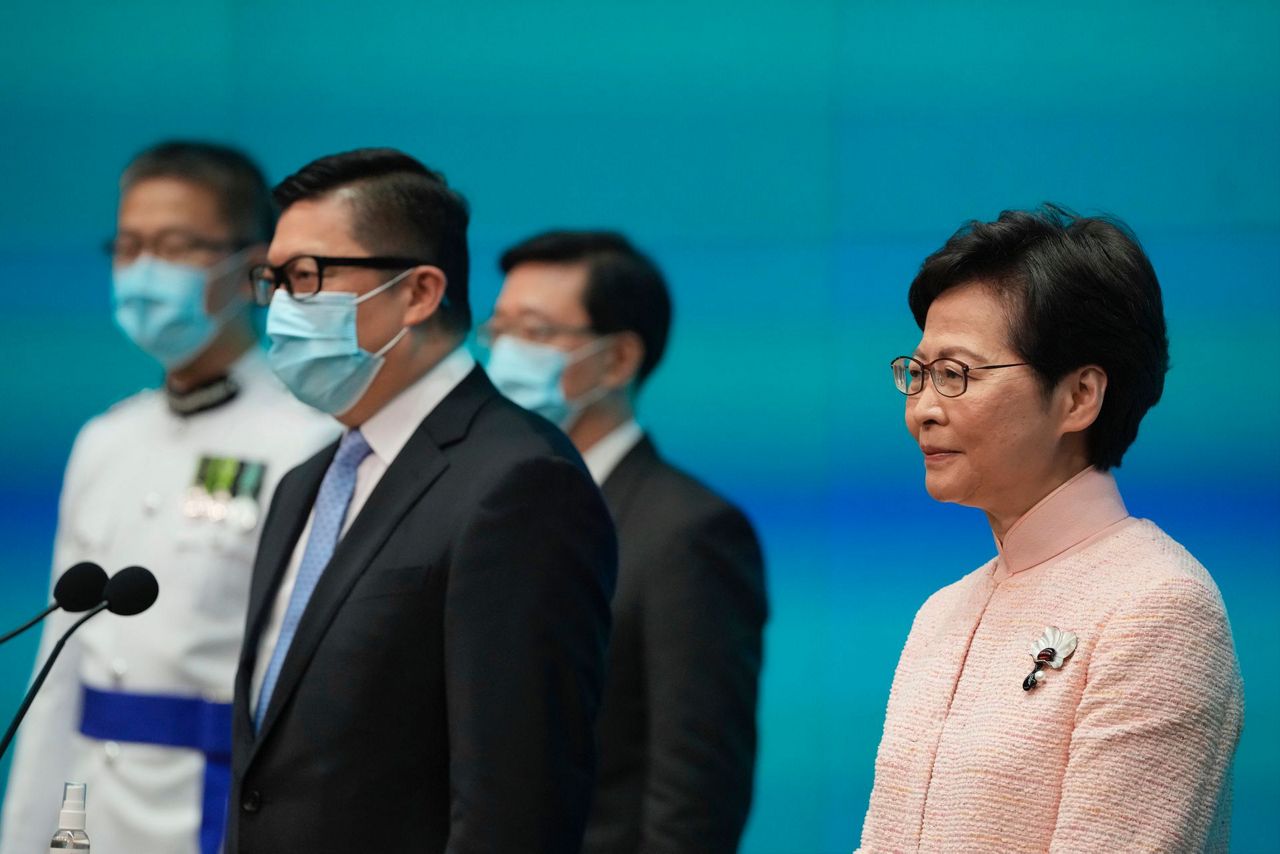 Security chief named Hong Kong No. 2 official amid clampdown