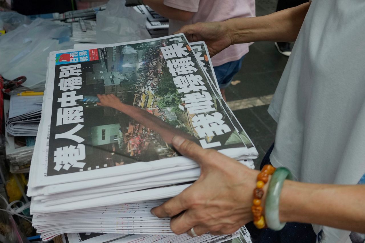Last Apple Daily newspaper edition sold out across Hong Kong