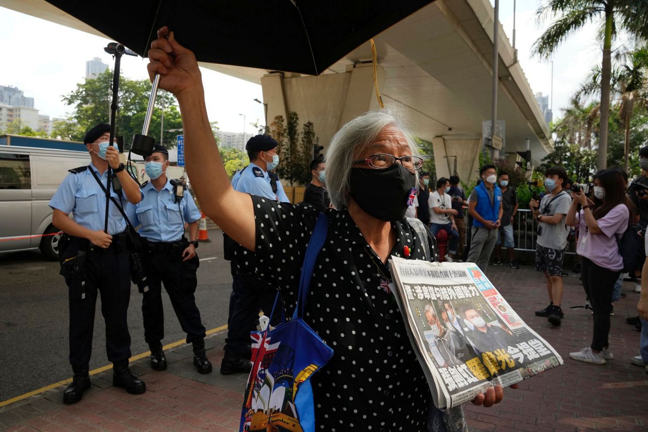 Hong Kong court holds first hearing for Apple Daily execs