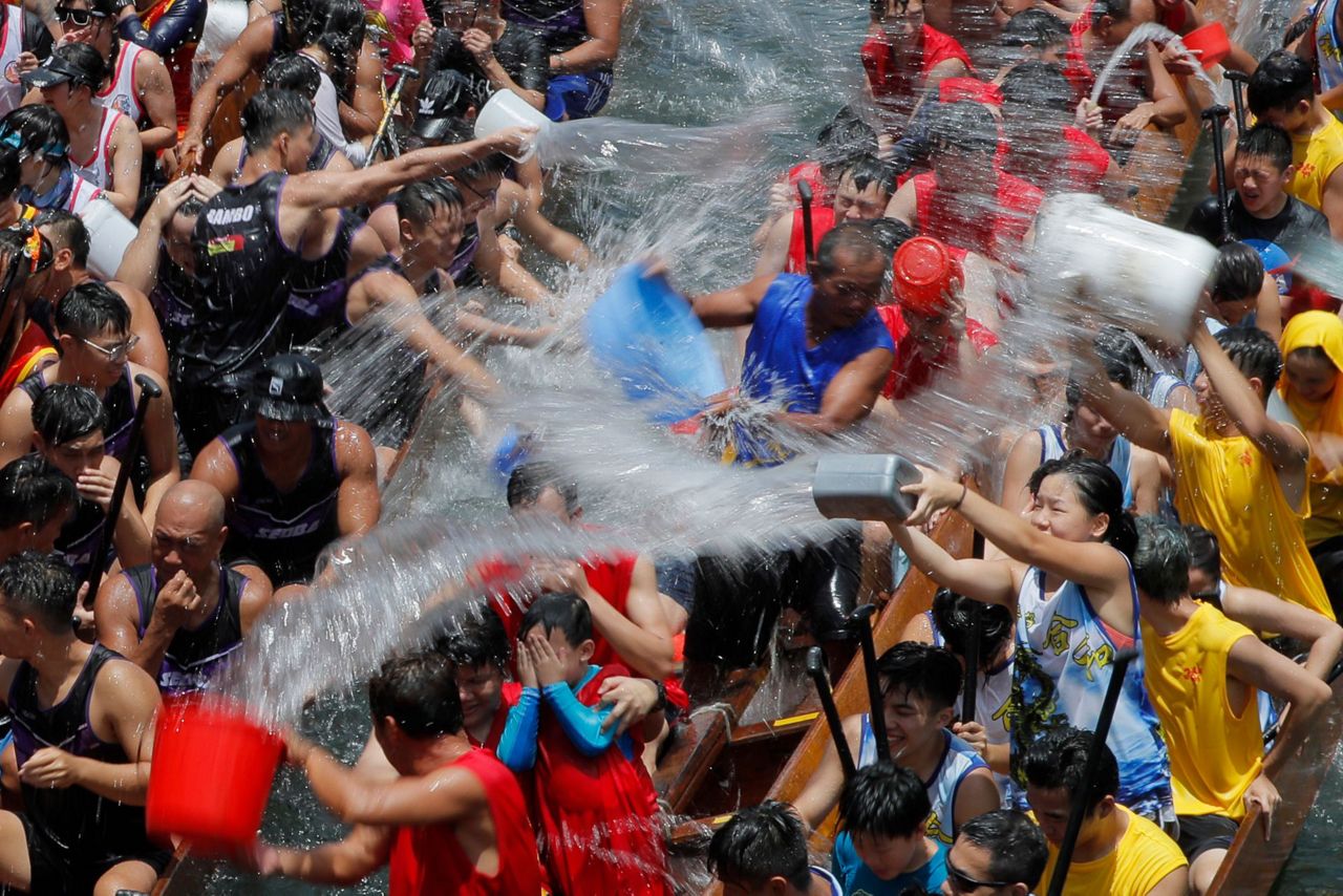Chinese take to the seas in annual dragon boat races
