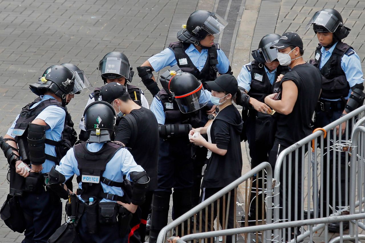 The Latest: Chinese media calls Hong Kong protests a 'riot'