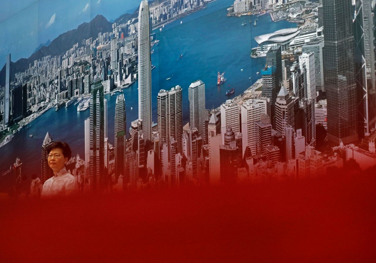 Hong Kong's first female leader fights for political life