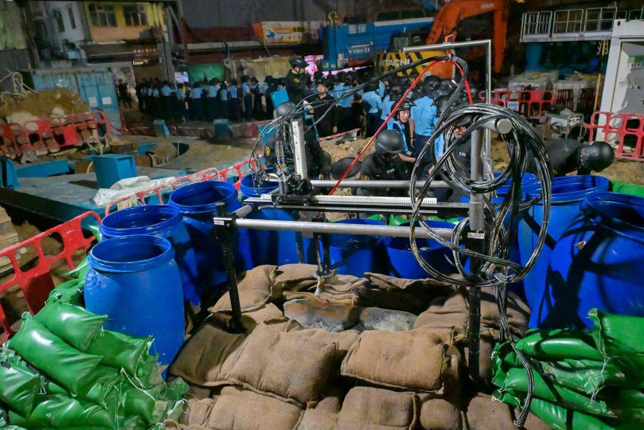 Thousands evacuated in Hong Kong after discovery of large WWII-era bomb
