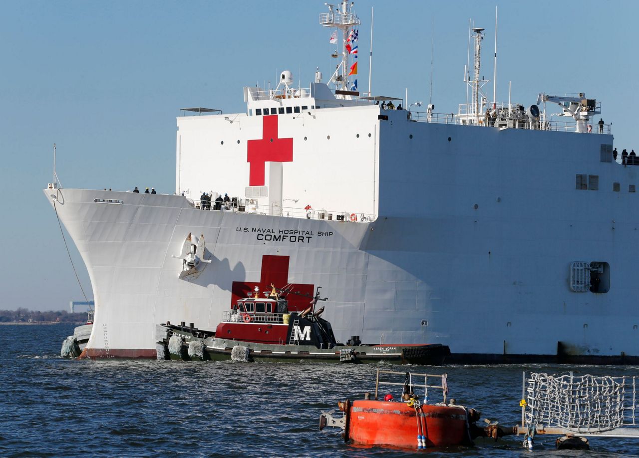 US hospital ship returns after treating Venezuelan migrants